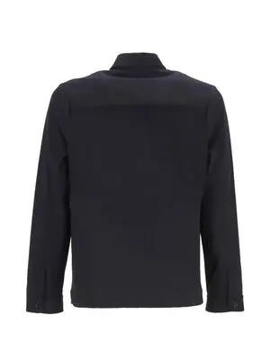 HOSIO Flap-pocket Button-up Shirt-jacket