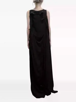 ILI NODE Theron Draped Sleeveless Maxi Dress