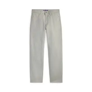 Ralph Lauren Straight Fit Cotton-linen Jean - Light Grey