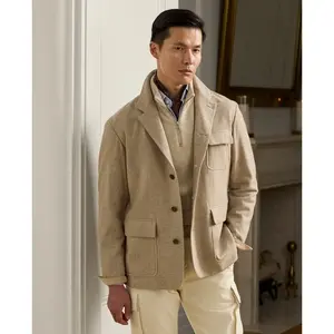 Ralph Lauren Hand-tailored Textured Staples Jacket