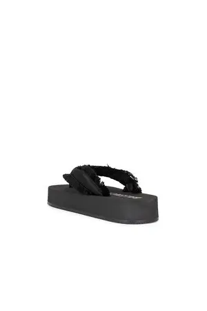 Balenciaga Jet Lag Thong Micro Sandal - Black