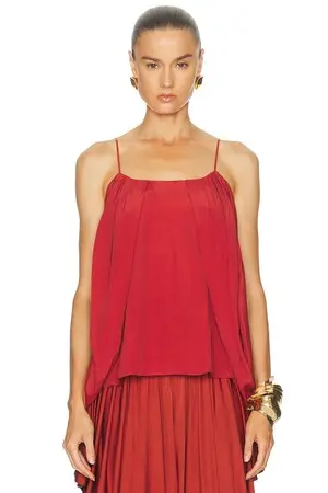 Balmain Thin Straps Draped Top