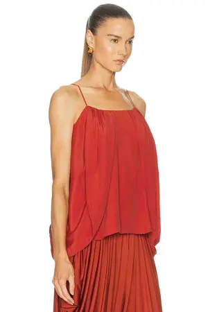 Balmain Thin Straps Draped Top