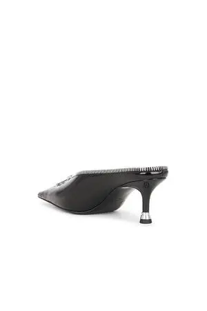 Alexander Wang Akila Zip Closed Toe Mule