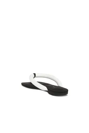 Alexander Wang Jenna Tubular Flat Thong Sandal - White