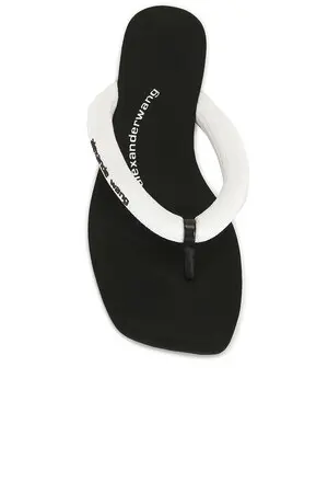 Alexander Wang Jenna Tubular Flat Thong Sandal - White
