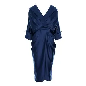 ACOB À PORTER Draped Midi Dress
