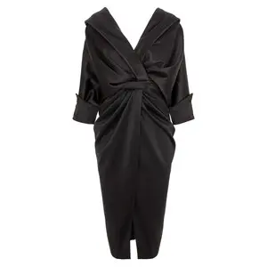 ACOB À PORTER Draped Midi Dress