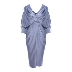 ACOB À PORTER Draped Midi Dress