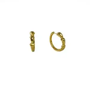 ONI Rope Hoop Earrings - Gold