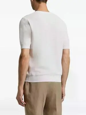 Peserico Waffle-knit Short-sleeved Top