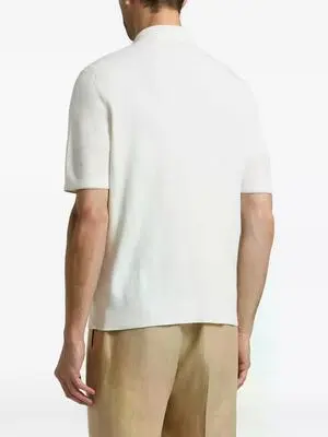 Peserico Ribbed-knit Short-sleeve Shirt