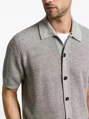 Peserico Waffle-knit Short-sleeve Shirt