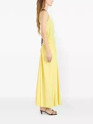 Proenza Schouler Sirena Crinkled One-shoulder Maxi Dress - Yellow