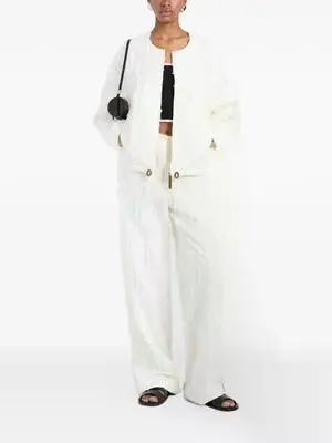 Proenza Schouler White Label Fringed Jacquard Jacket - Neutrals