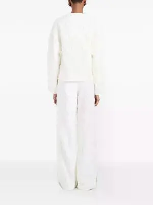 Proenza Schouler White Label Fringed Jacquard Jacket - Neutrals