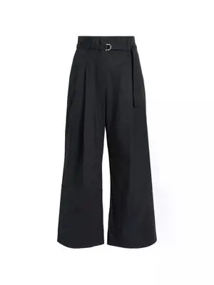 Proenza Schouler White Label Belted Trousers - Black