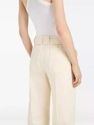 Proenza Schouler Nila Belted Trousers - White