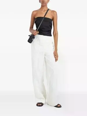 Proenza Schouler White Label Shilo Frayed-jacquard Trousers - Neutrals