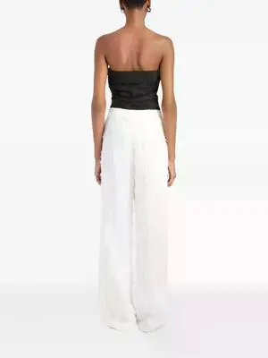 Proenza Schouler White Label Shilo Frayed-jacquard Trousers - Neutrals