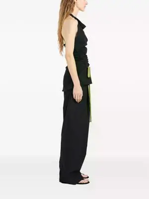 Proenza Schouler Melia Halter Neck Top - Black