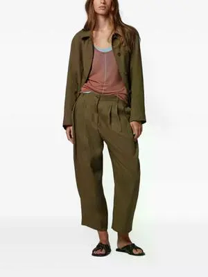 Paul Smith Patch-pocket Linen Jacket - Green