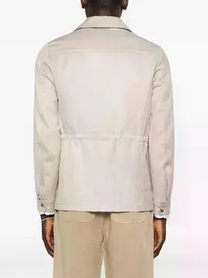 Canali Four-pocket Button-up Jacket - Neutrals