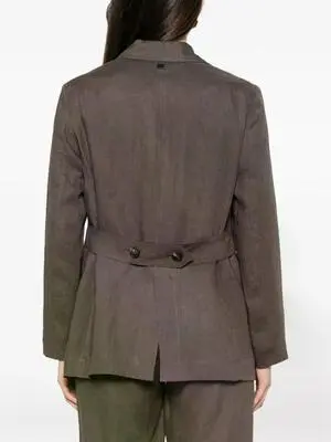 PANICALE Belted Single-breasted Jacket
