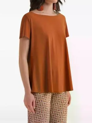 Malìparmi Curved-hem T-shirt - Orange