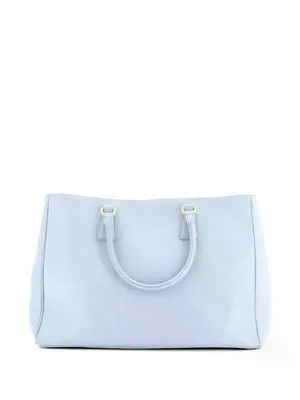 Prada Lux Open Saffiano Leather Large Tote Bag - Blue