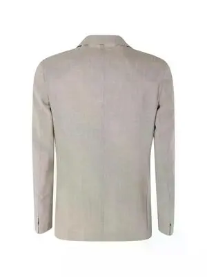 Eleventy Drawstring-waist Notched-lapel Suit - Neutrals