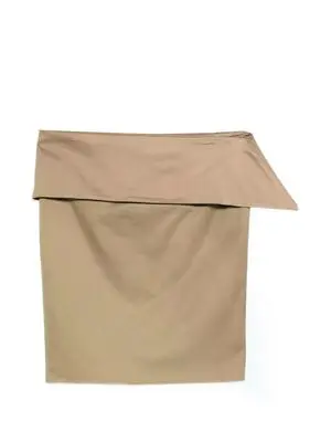 Gucci 2000s Fold-over Mini Skirt