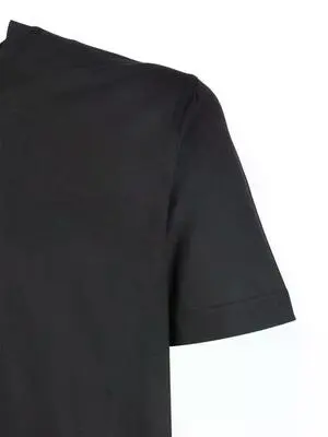 FILIPPO DE LAURENTIIS Crepe-knit T-shirt - Black