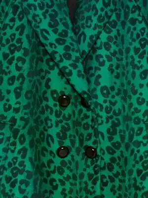A.N.G.E.L.O. VINTAGE CULT 1980s Leopard-print Double-breasted Coat