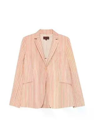 ROMEO GIGLI 1990s Striped Blazer - Pink