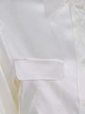 ARCHIVIO '67 Silk Flap-pocket Shirt - White