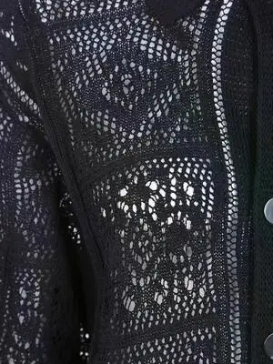 Y’s Crochet-knit Patch-pocket Shirt