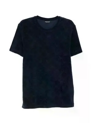 Emporio Armani Logo-jacquard Terry T-shirt