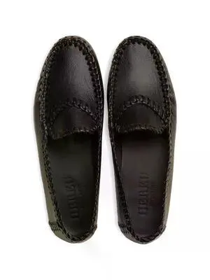 Hereu Sastre Braided-seam Loafers - Black