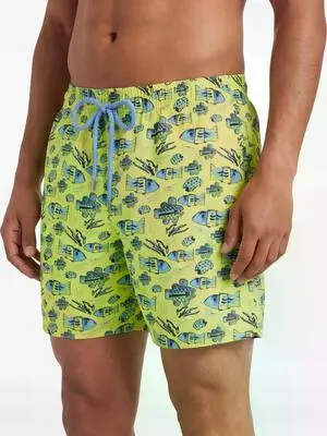 Vilebrequin Printed Swim Shorts - Yellow
