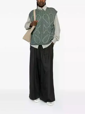 Loewe Anagram Cable-knit Sweater