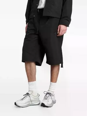 PEACEMAKER OAMC Belted Zip-pocket Shorts - Black