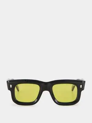 CUTLER AND GROSS 1402 Square Sunglasses - Yellow