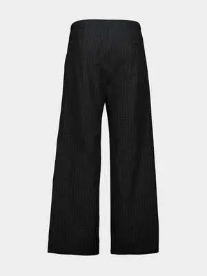 Balenciaga Navy Tailored Tracksuit Pants