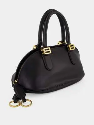 Balenciaga Bolero Bowling Mini Bag - Black