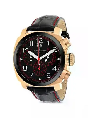 CHRISTIAN VAN SANT Grand Python 48mm Watch - Black