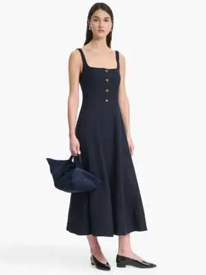 Altuzarra Orrie Midi Dress - Blue