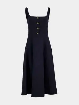 Altuzarra Navy Orrie Dress - Blue