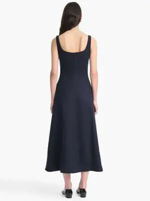 Altuzarra Navy Orrie Dress - Blue
