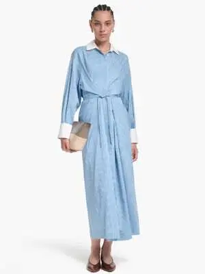 Altuzarra Azure Stripe Floyd Dress - Blue